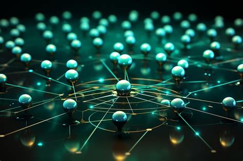 Premium Ai Image A Decentralized Network Symbol With Nodes Ai Generated