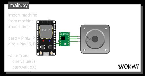 Motor Paso A Paso Con Driver Wokwi Esp32 Stm32 Arduino Simulator