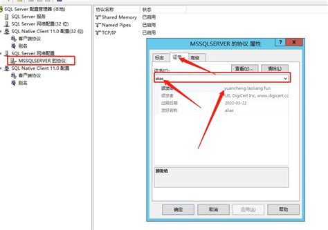 SQL Server如何启用ssl证书服务SQL Server启用ssl证书的方式方法 老梁 s Blog老梁博客 老梁IT技术博客