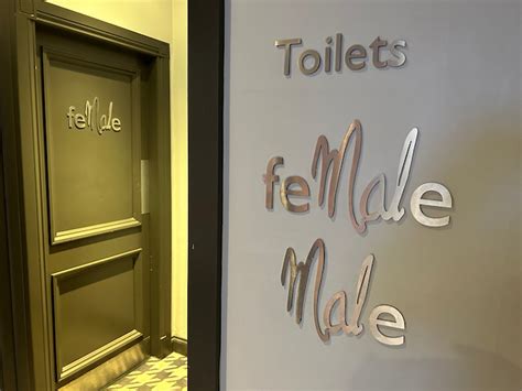 Gender Specific Signage In Restrooms It S Either Priority Or