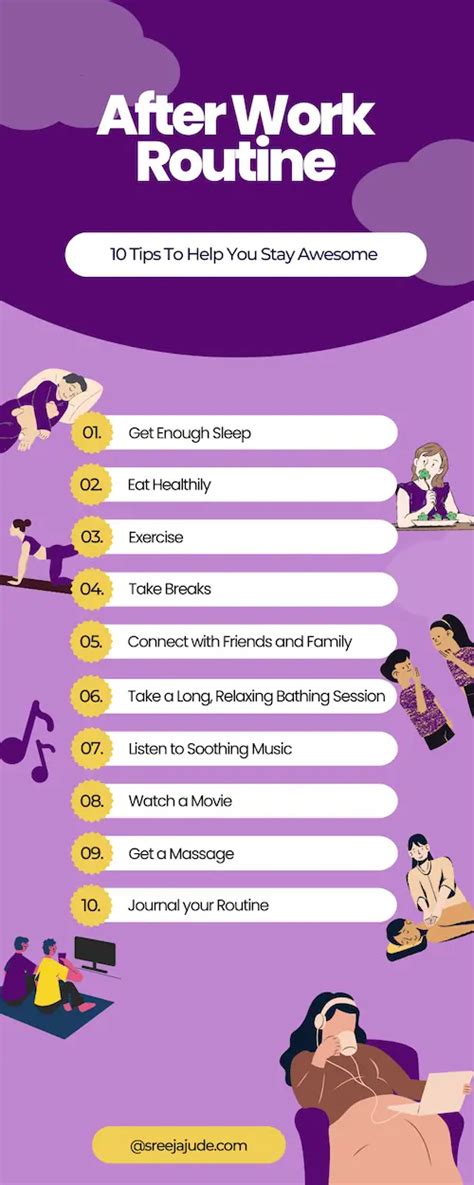 10 Tips To Help You Stay Awesome After Work Routine