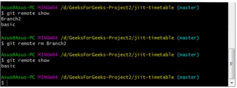 Handling Repositories With Git Remote GeeksforGeeks