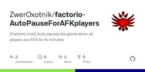 Zweroxotnik Factorio Autopauseforafkplayers Is A New Repository R Zweroxotnik