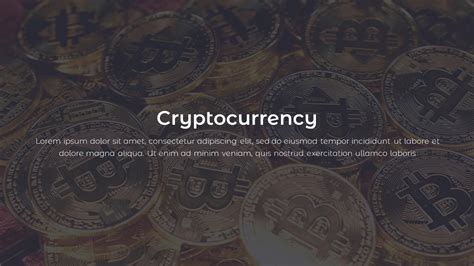 Cryptocurrency PowerPoint Presentation Template SlideKit
