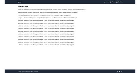 Default Layout Free React Tailwind Component