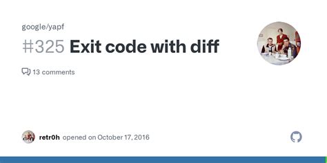 Exit Code With Diff Issue 325 Google Yapf GitHub