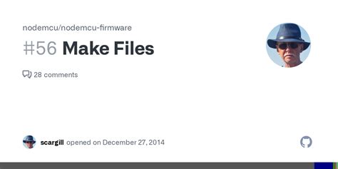 make files · issue 56 · nodemcu nodemcu firmware · github
