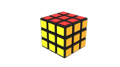 Rubiks Cube With Solving Animation D Model Animated CGTrader