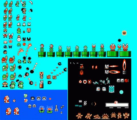 Super Mario Bros 3 Sprites Nes Super Mario Downloads Smb3 Custom