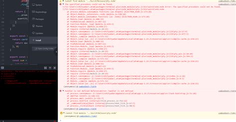 Not Working For Me Error Related To Path Issue Platformio Platformio Atom Ide Terminal