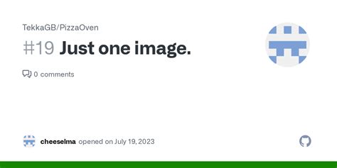 just one image · issue 19 · tekkagb pizzaoven · github