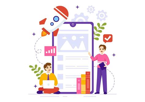 Software Testing Vector Illustration With Application Engineering
