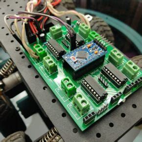Arduino Motor Shield PCB V Motors At Once Open Electronics Open Electronics