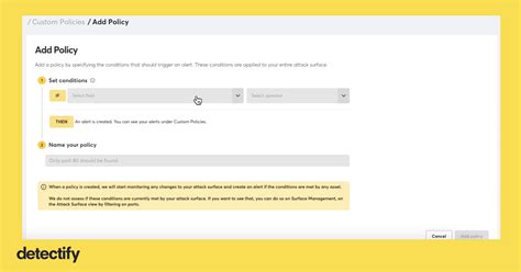 how to set up attack surface custom policies blog detectify