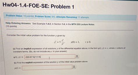 solved hw04 1 4 foe se problem 1 problem value 10