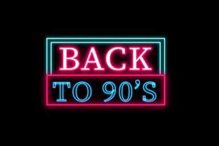 Retro Lettering Neon Sign Font Graphic By TrueVector Creative Fabrica