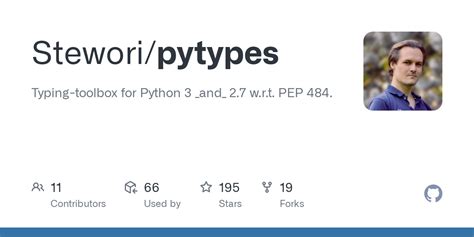 github stewori pytypes typing toolbox for python 3 and 2 7 w r t