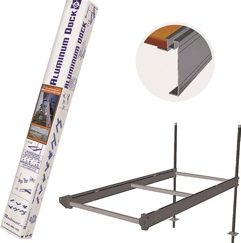 Multinautic 400 Series 21111 Boxed Dock 45 X 22 X 48 In Aluminum White Powder Coated