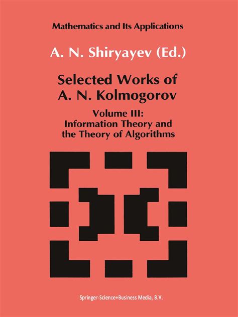 Selected Works Of An Kolmogorov Pdf Mathematical Logic