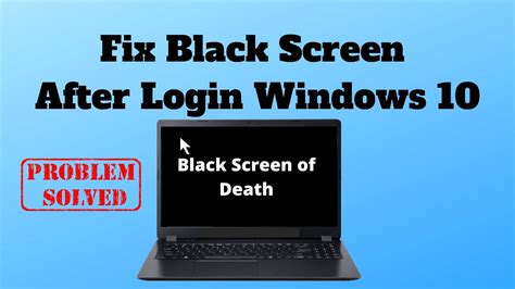 How To Fix Windows 10 Black Screen With Cursor After Login Crtl Alt Del Doesn T Work