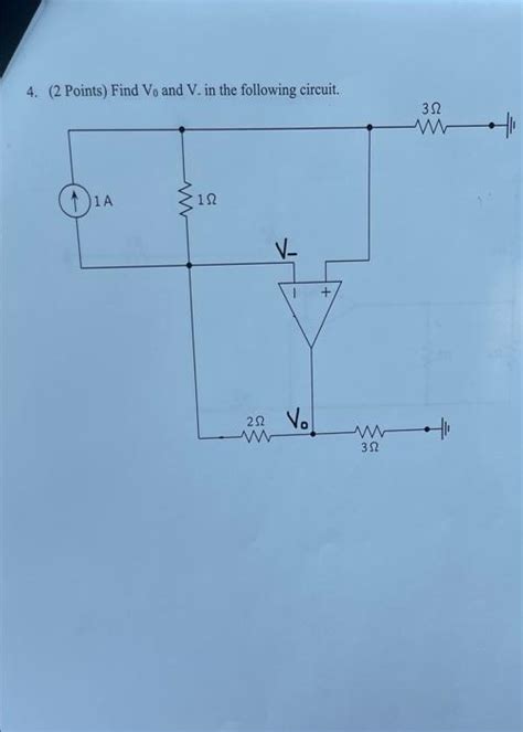 Solved Points Find Vo And V In The Following Chegg Com