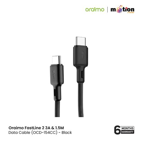 Oraimo Fastline 2 3a Type C To C 15m Data Cable Ocd 154cc