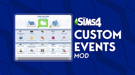 Create Custom Events in The Sims 4 with this Mod!