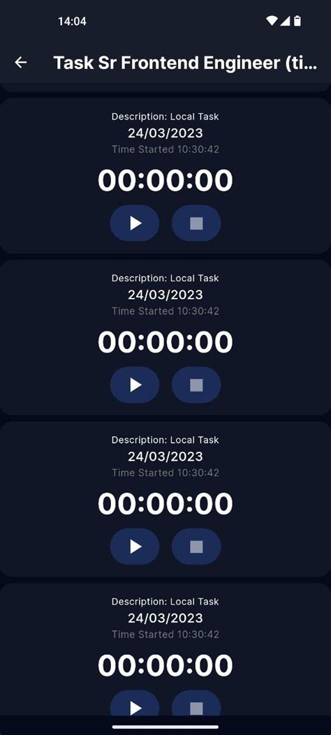 timesheets design update · issue 47 · djangoflow flutter odoo