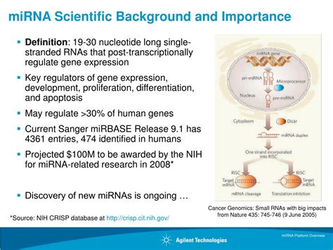 Ppt The Agilent Mirna Microarray System Powerpoint Presentation Free Download Id3271045
