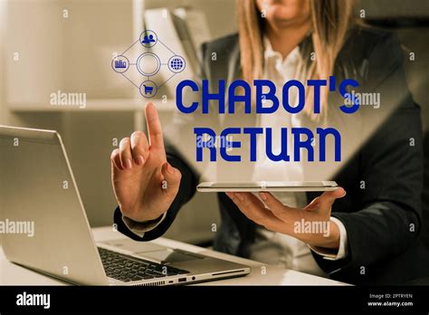 Text Sign Showing Chabot S Return Word Written On The Come Back Of