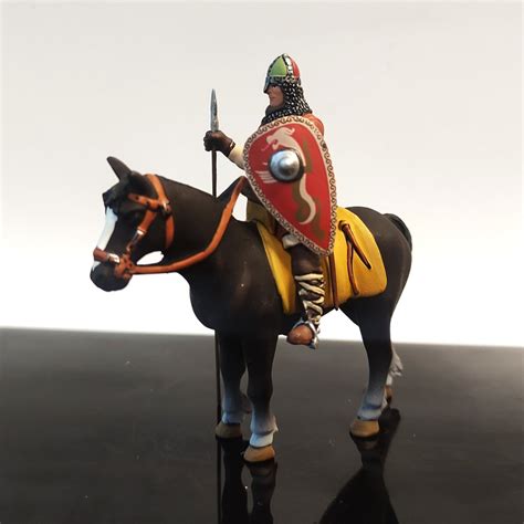 Frontline Figures Groep Van 5 Bereden Middeleeuwse Ridders 1980