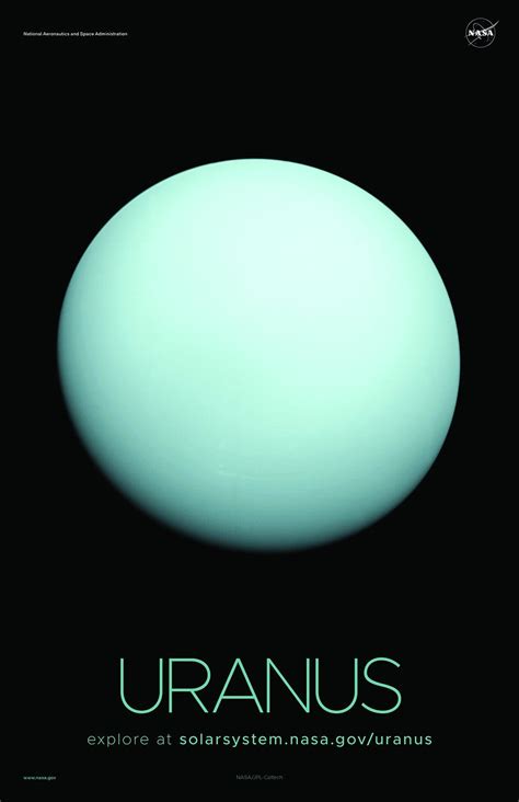 AFFICHES NASA URANUS Série du système solaire A3 A Nasa uranus
