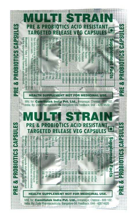 Multi Strain Probiotic At Best Price In India