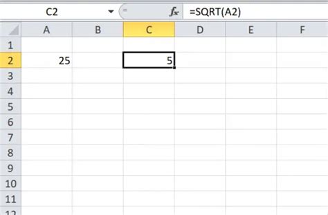 How To Find Square Root Of A Number In Excel