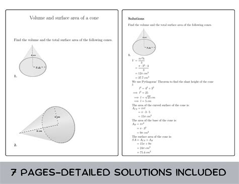 Volume Of A Cone Worksheet Solved This Worksheet Has Some Familiar