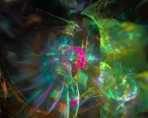 Digital Abstract Fractal Curve Overlay Pattern Shape Decoration Dynamic Energy Stock