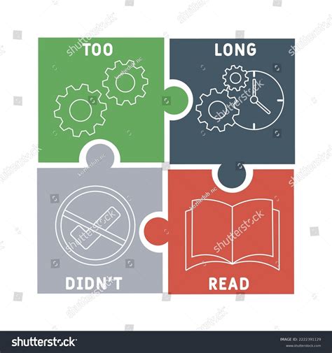 Tldr Long Didnt Read Acronym Business Stock Vector Royalty Free 2222391129 Shutterstock