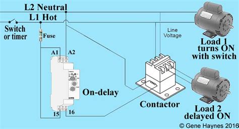 How To Wire On Delay Timer
