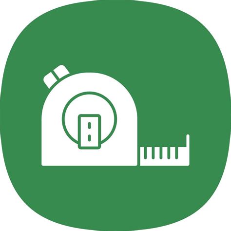 Tape Measure Glyph Curve Icon 42844890 Vector Art At Vecteezy