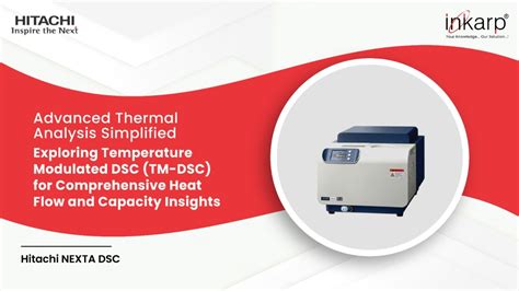 Temperature Modulated Dsc Principles Applications And Measurement