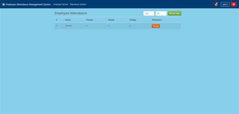Attendance Management System In Codeigniter With Source Code