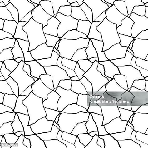 긴츠기 아트 매끄러운 파편과 얇은 선다른 파편 조각의 원활한 패턴 부서진 유리에 대한 스톡 벡터 아트 및 기타 이미지 부서진 유리 패턴 사진 효과 Istock