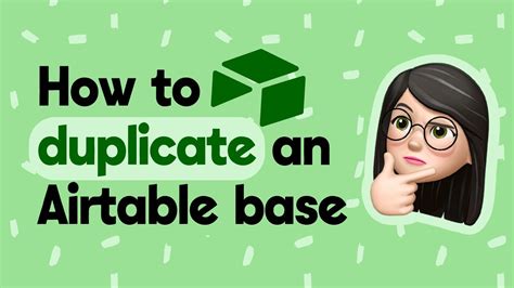 How To Duplicate An Airtable Base Interfaces And Automations Youtube