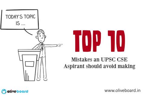 Video Upsc Cse 10 Common Mistakes You Should Avoid Oliveboard