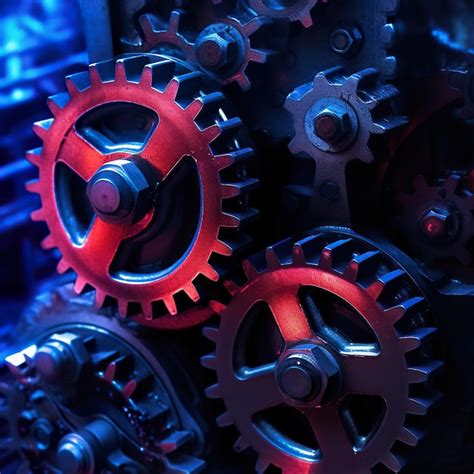 Premium Photo Multiple Gears Working Together Background