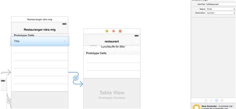 Ios Push Segue From Uitableviewcell To Viewcontroller In Swift