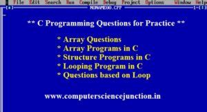 C Programming Questions For Practice Pass Technical Interview