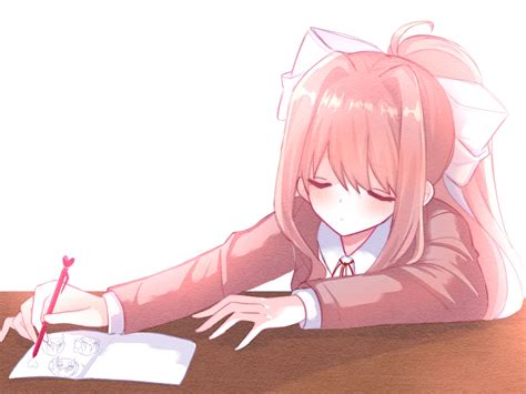 Monika Natsuki Yuri And Sayori Doki Doki Literature Club Drawn By Kotohatoko Danbooru