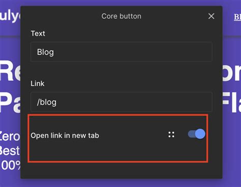 unable linking to content within the same page like anchor links visual editor help builder