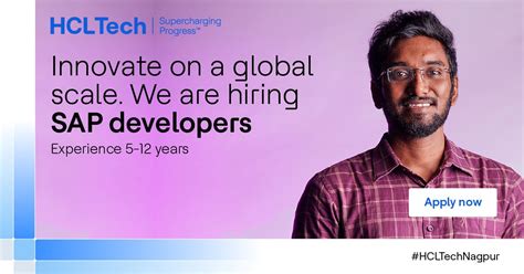 sapconsultant hcltechnologies hcltech nagpurjobs findyourspark